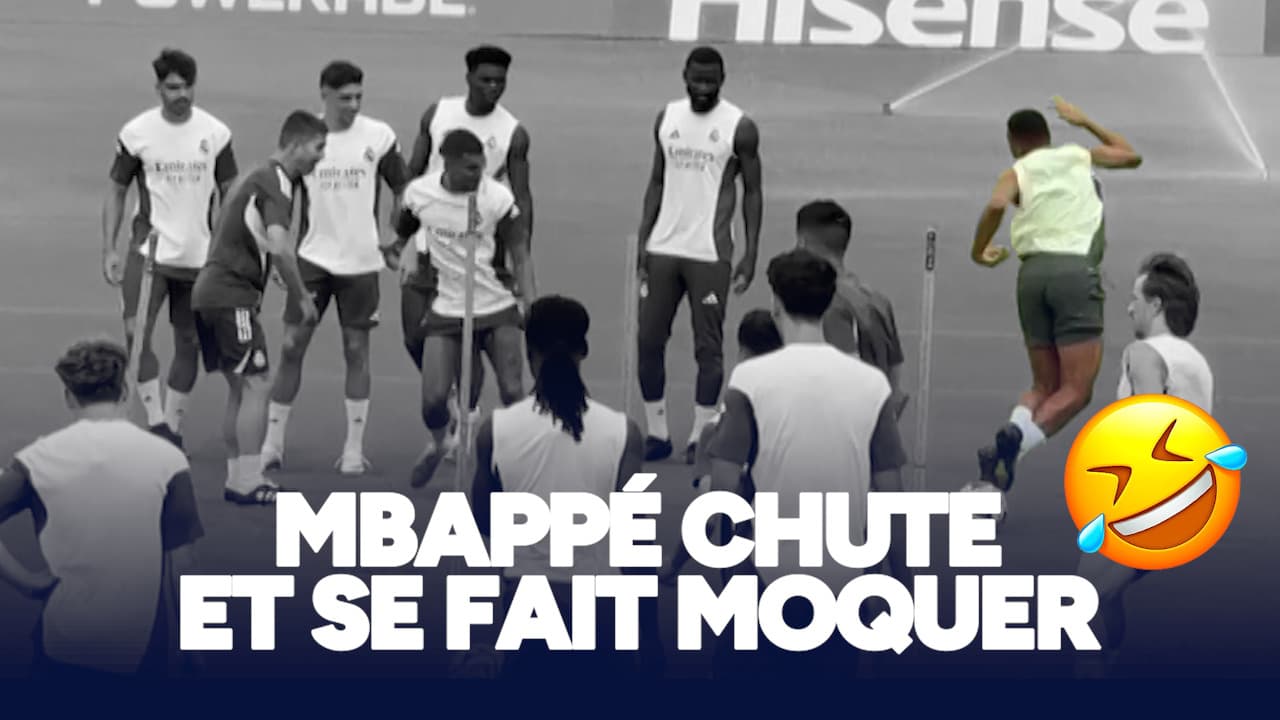Real Madrid : La drôle de chute de Mbappé, dont l'état reste "secret ...