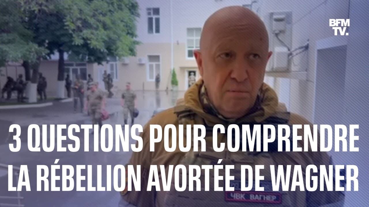 Rébellion de Wagner: quelles conséquences pour Vladimir Poutine et pour ... Rébellion de Wagner: quelles conséquences pour Vladimir Poutine et pour ...