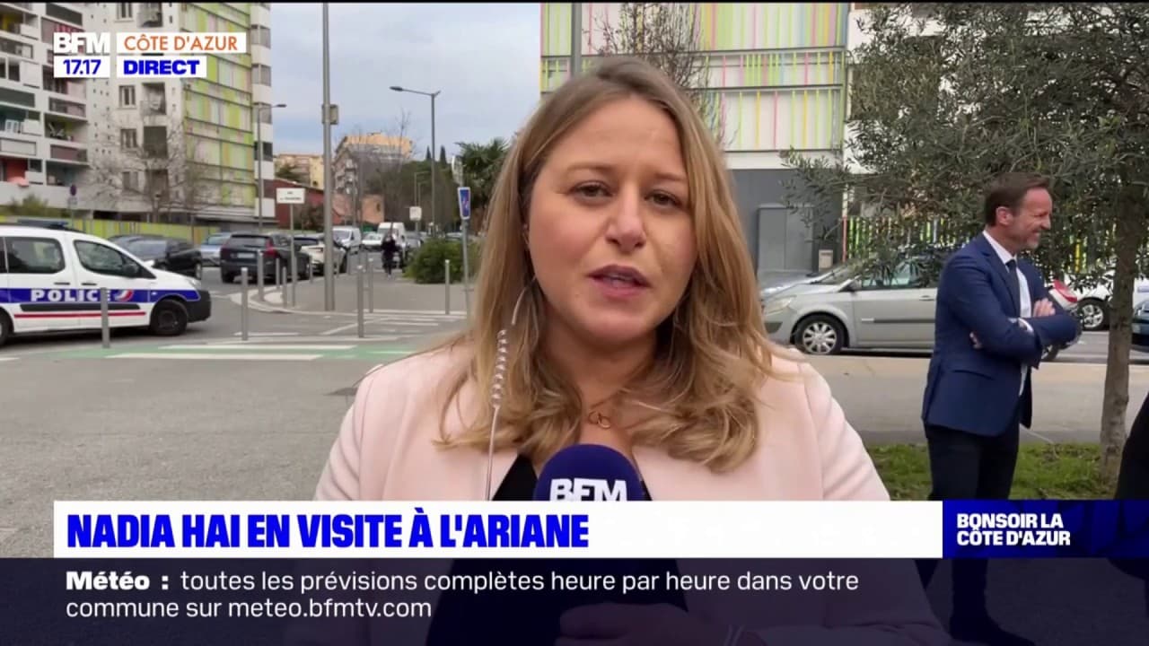 La ministre de la Ville Nadia Hai en visite à Nice pour présenter les ...