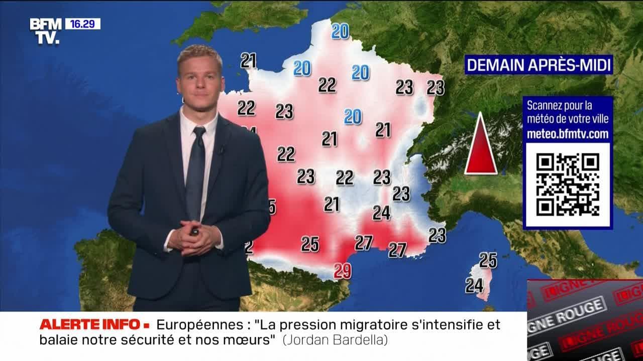La météo pour ce lundi 3 juin 2024