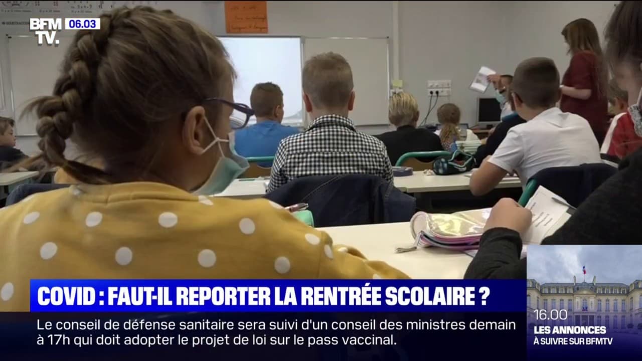 Covid-19: faut-il reporter la rentrée scolaire