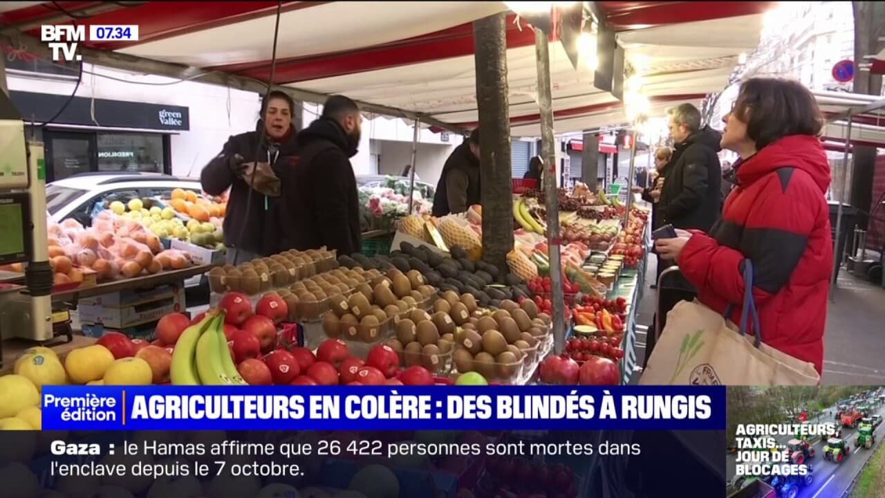 Le marché de Rungis dans le collimateur des agriculteurs ce lundi