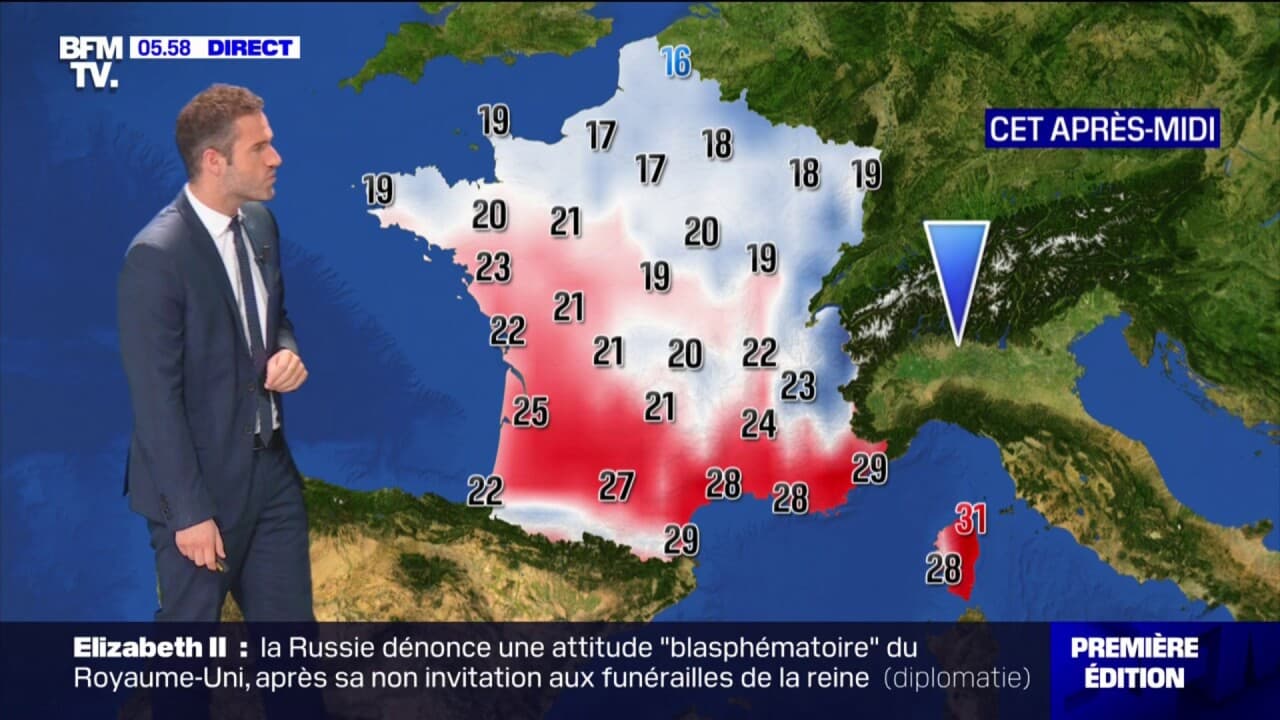 Des températures à la baisse, du soleil et des rafales de vent dans le Sud-Est: la météo de ce ...