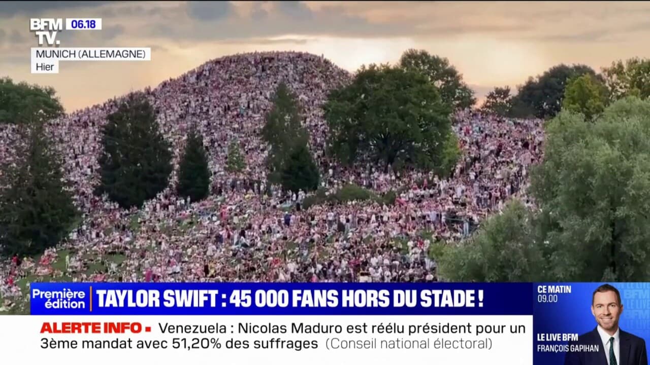À Munich, plus de 40.000 fans de Taylor Swift écoutent son concert ...