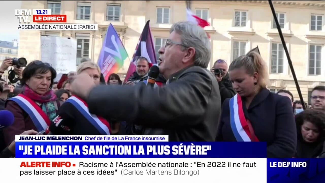 Jean-Luc Mélenchon à propos de Carlos Martens Bilongo: "Il n'est pas né ...