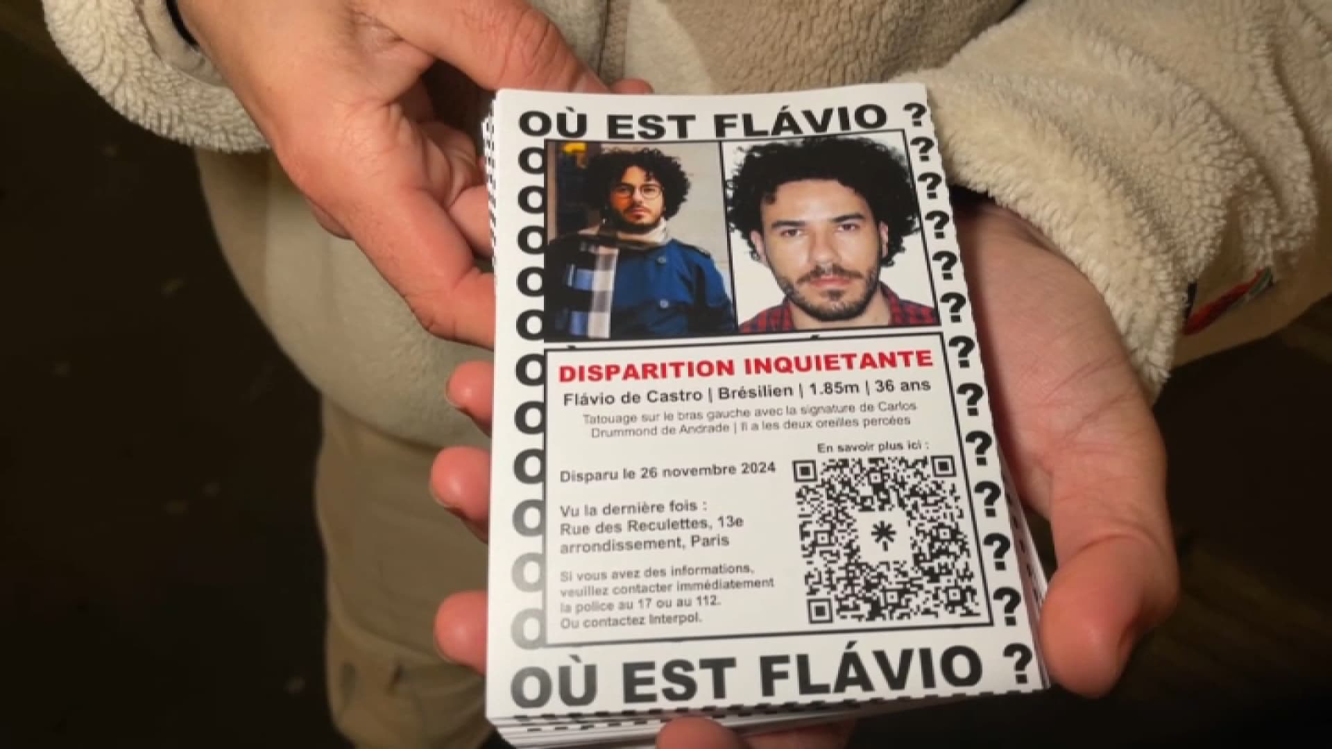 Paris: la communauté brésilienne se mobilise pour retrouver Flávio, disparu depuis le 26 novembre