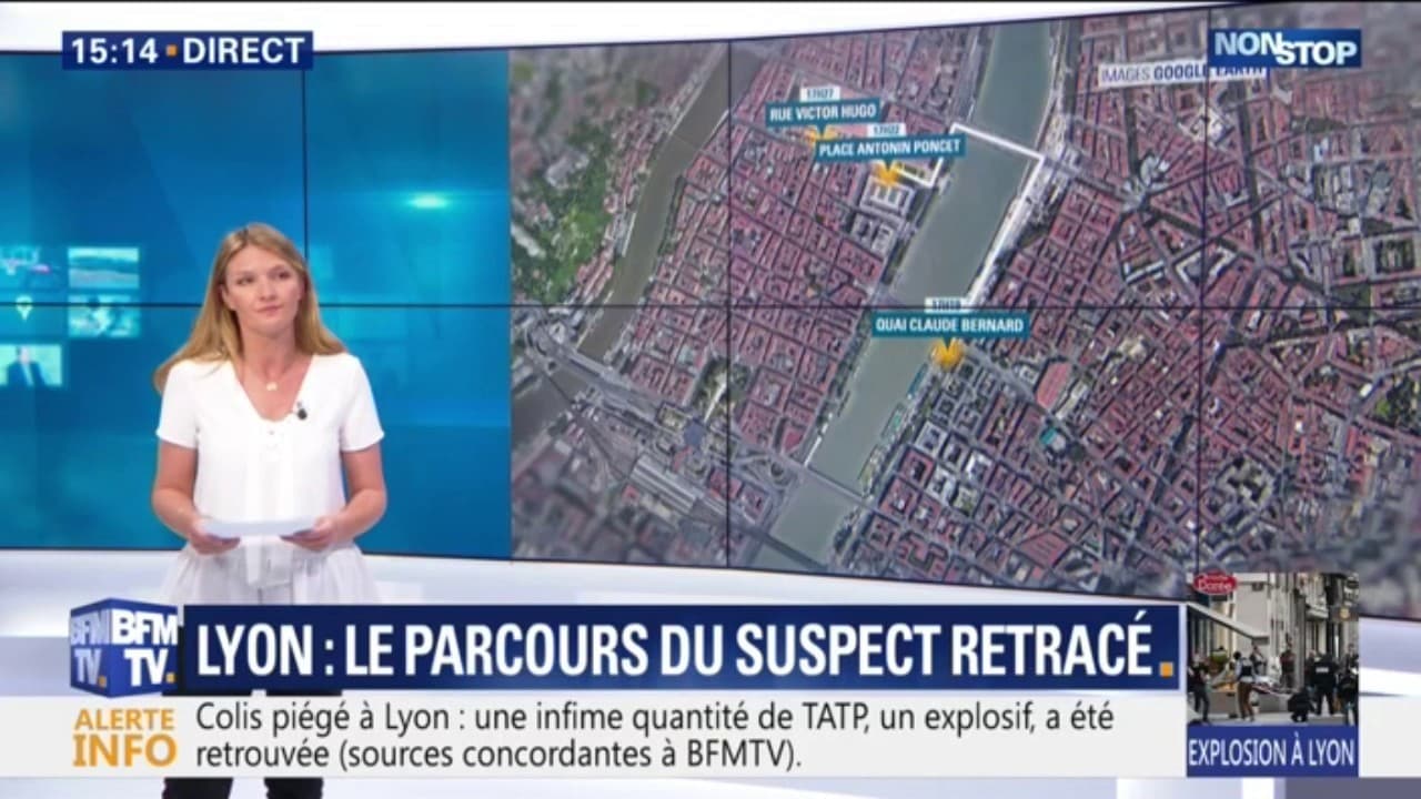 Lyon: le parcours du principal suspect reconstitué jusqu'au moment de l ... Lyon: le parcours du principal suspect reconstitué jusqu'au moment de l ...