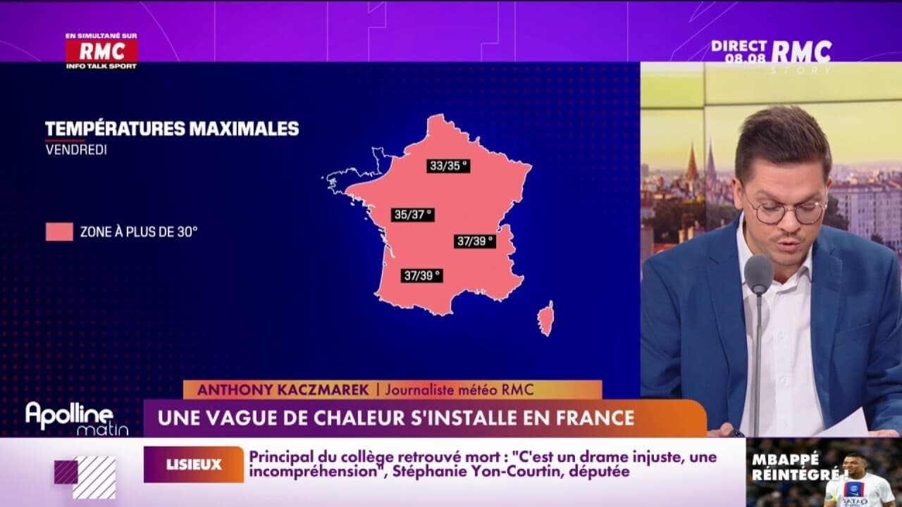 Une vague de chaleur s'installe en France