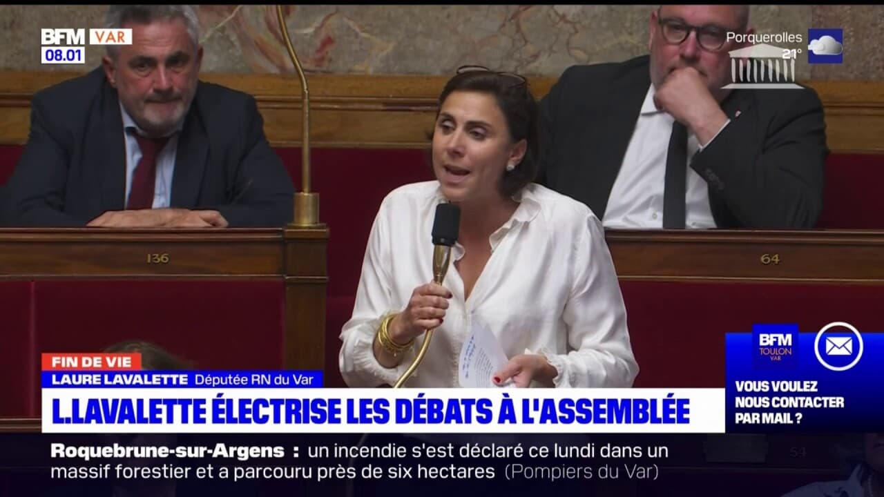 Fin de vie: Laure Lavalette, députée du Var (RN), électrise les débats ...