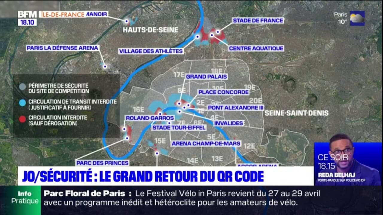 Paris 2024: il sera possible d'obtenir le QR code nécessaire pour ...