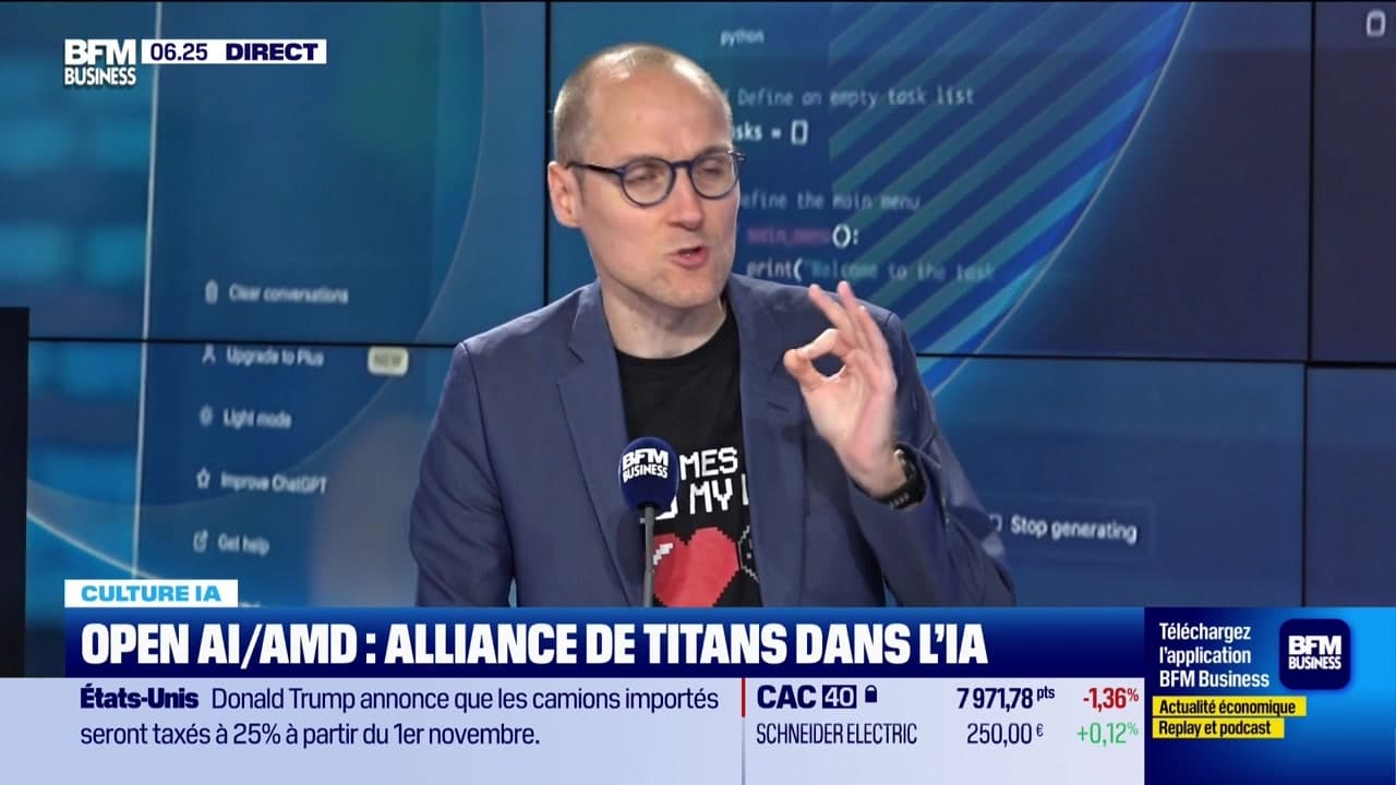 Culture IA : OpenAI/AMD, alliance de titans dans l'IA, par Anthony ...