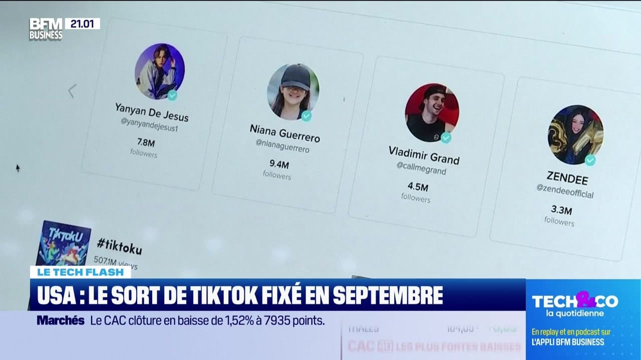 Le Tech Flash : USA, le sort de TikTok fixé en septembre, par Léa Benaim - 29/05