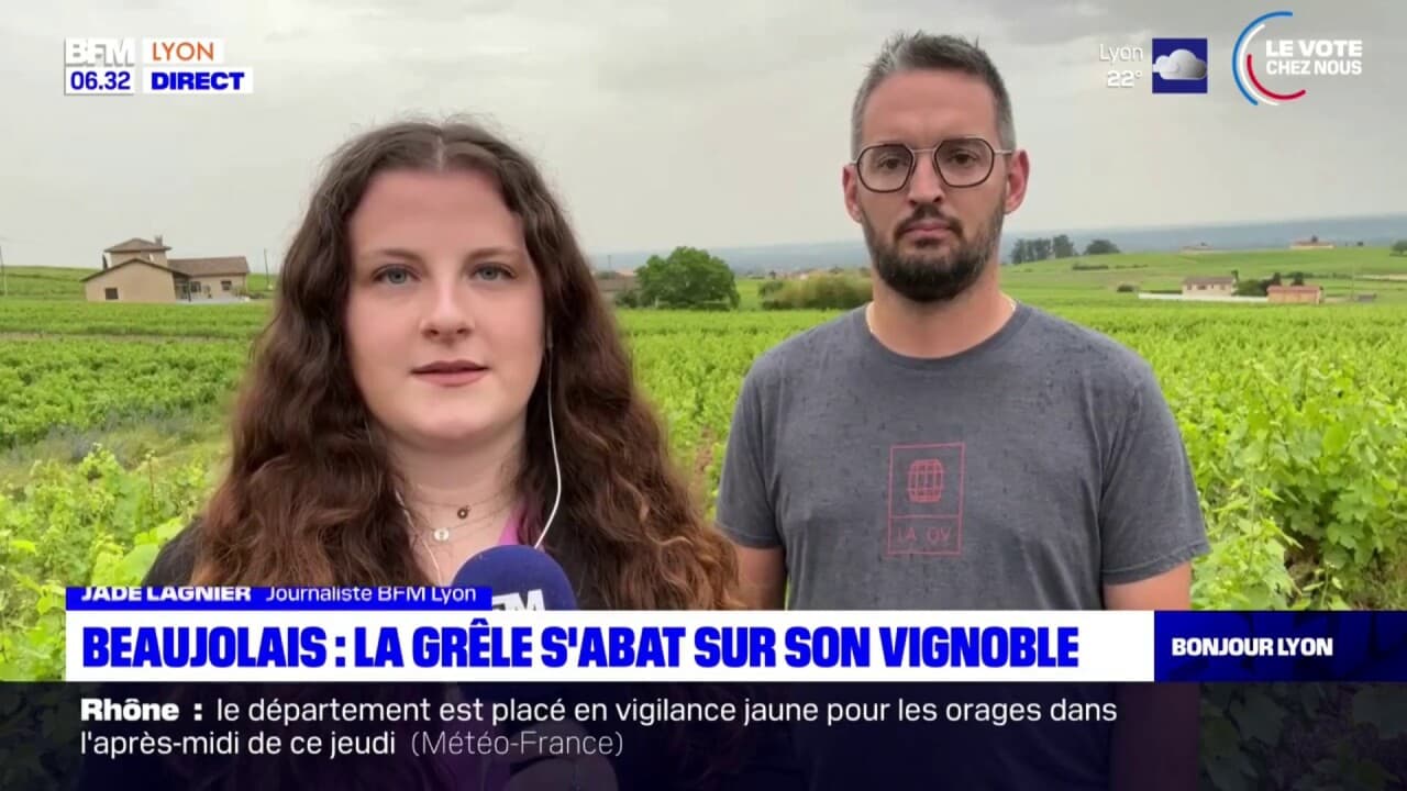 Rhône: un orage a éclaté hier soir, la grêle s'est abattue sur les ...