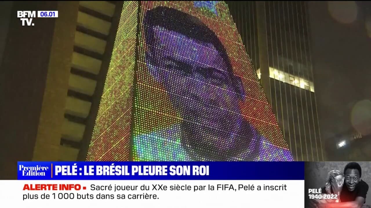 Le Brésil débute un deuil national de 3 jours après la mort de Pelé Le Brésil débute un deuil national de 3 jours après la mort de Pelé
