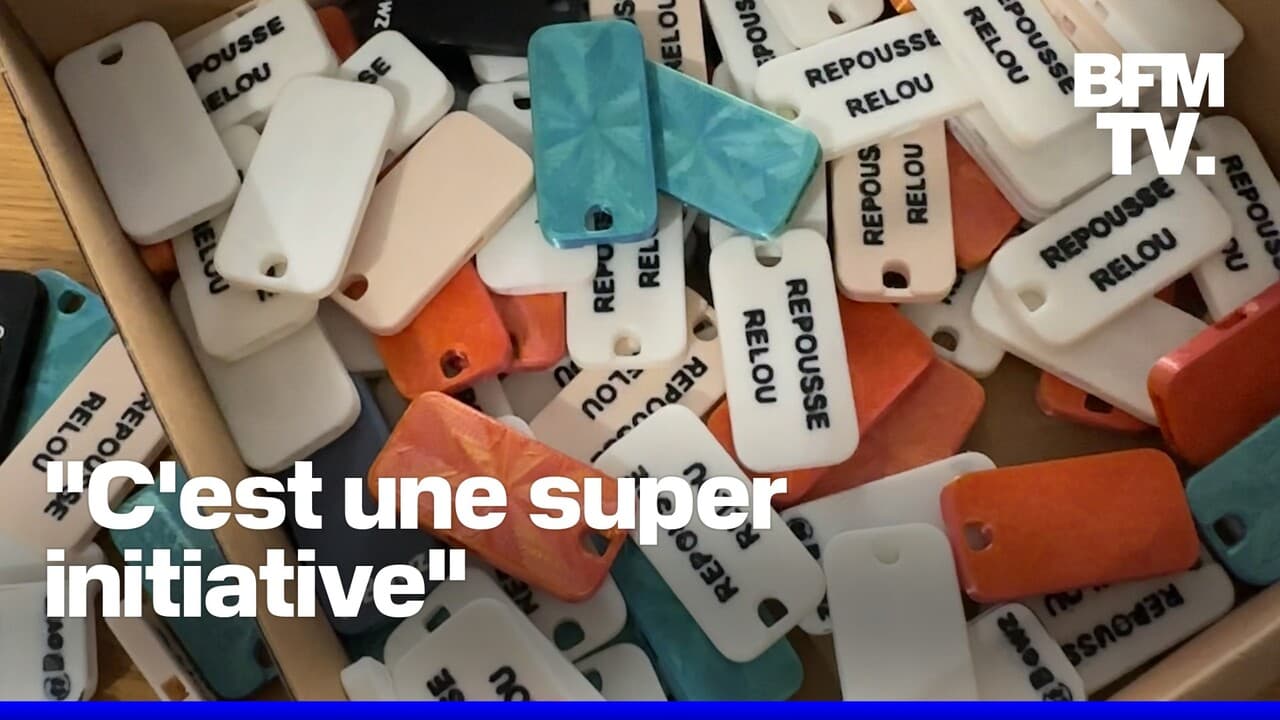 ROBIN DE BFM - Des sifflets "repousse relou" distribués contre le ...