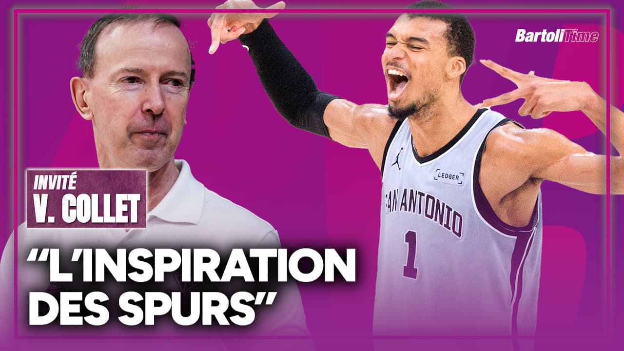 NBA : "Wembanyama, l'inspiration des Spurs" analyse coach Collet