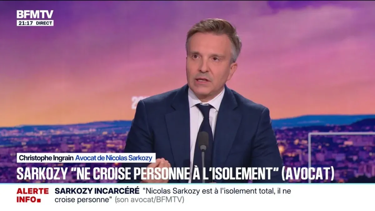 Nicolas Sarkozy "est innocent", déclare Christophe Ingrain, son avocat