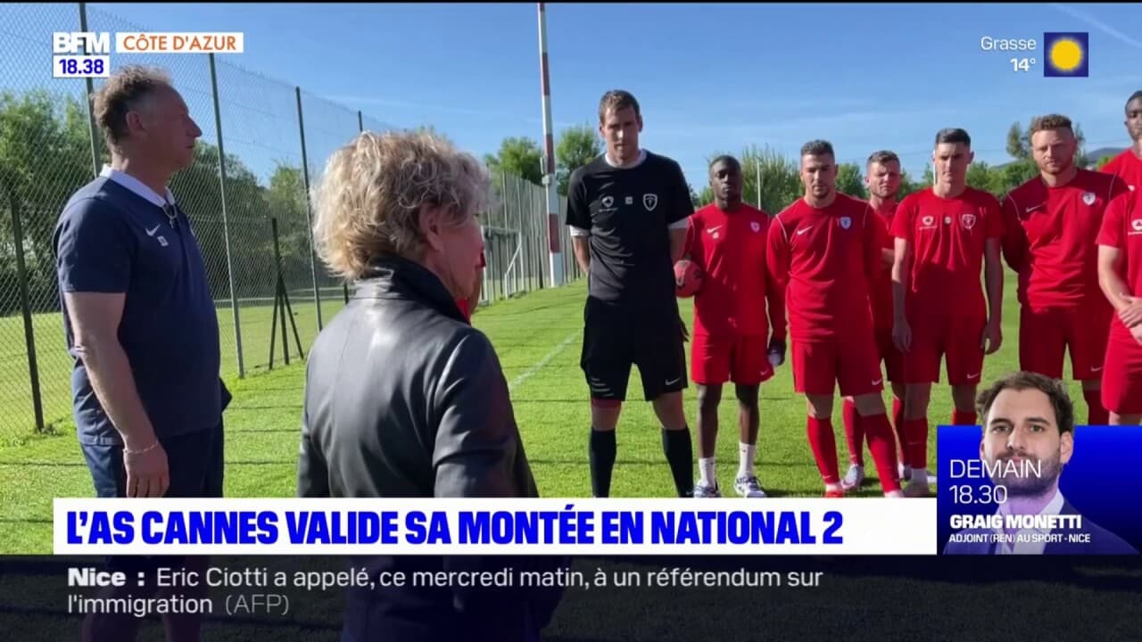 Football: l'AS Cannes remonte en National 2, après 9 ans en National 3