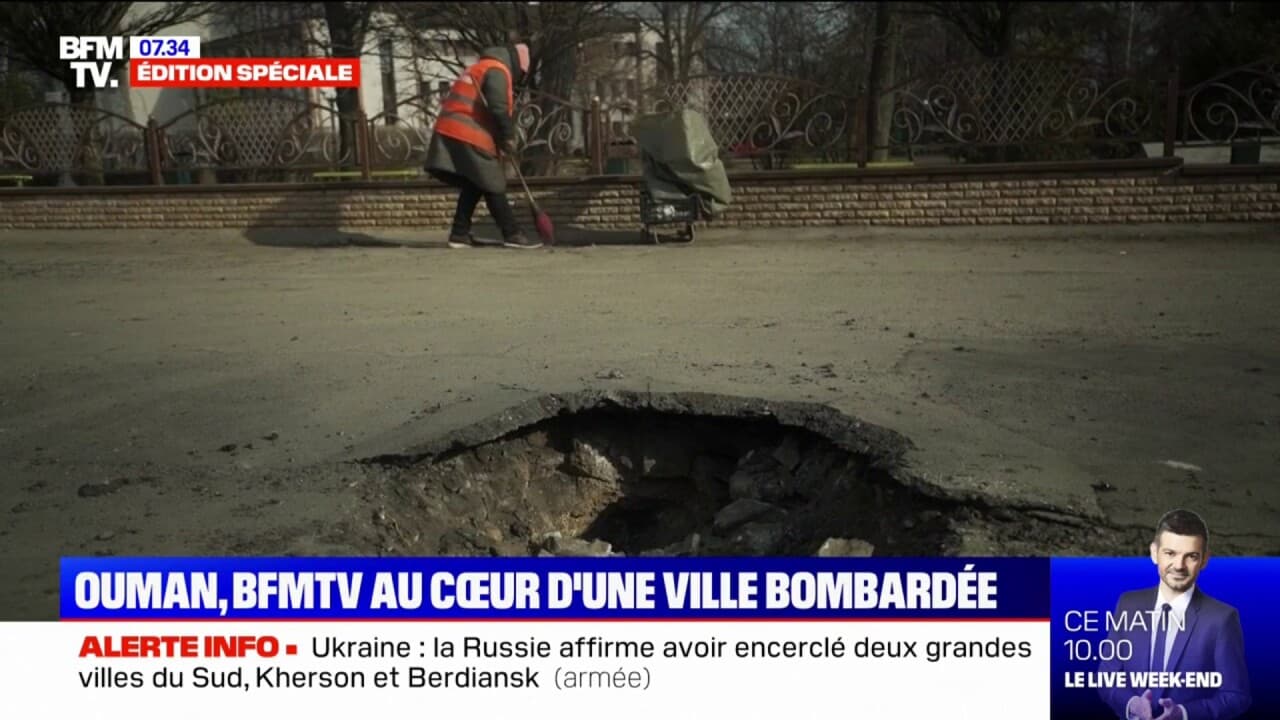Reportage au cœur d'Ouman, ville bombardée dans le centre de l'Ukraine
