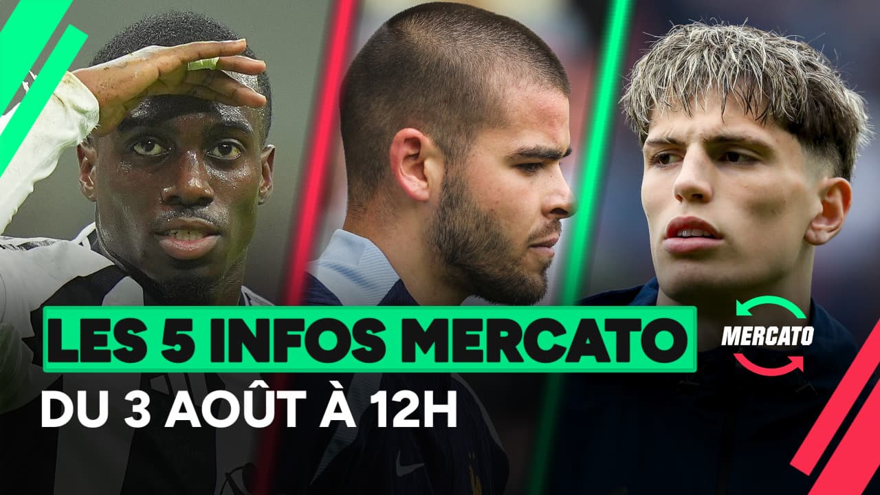 Weah, Chevalier, Garnacho… les 5 infos mercato du 3 août 2025 (à la mi ...