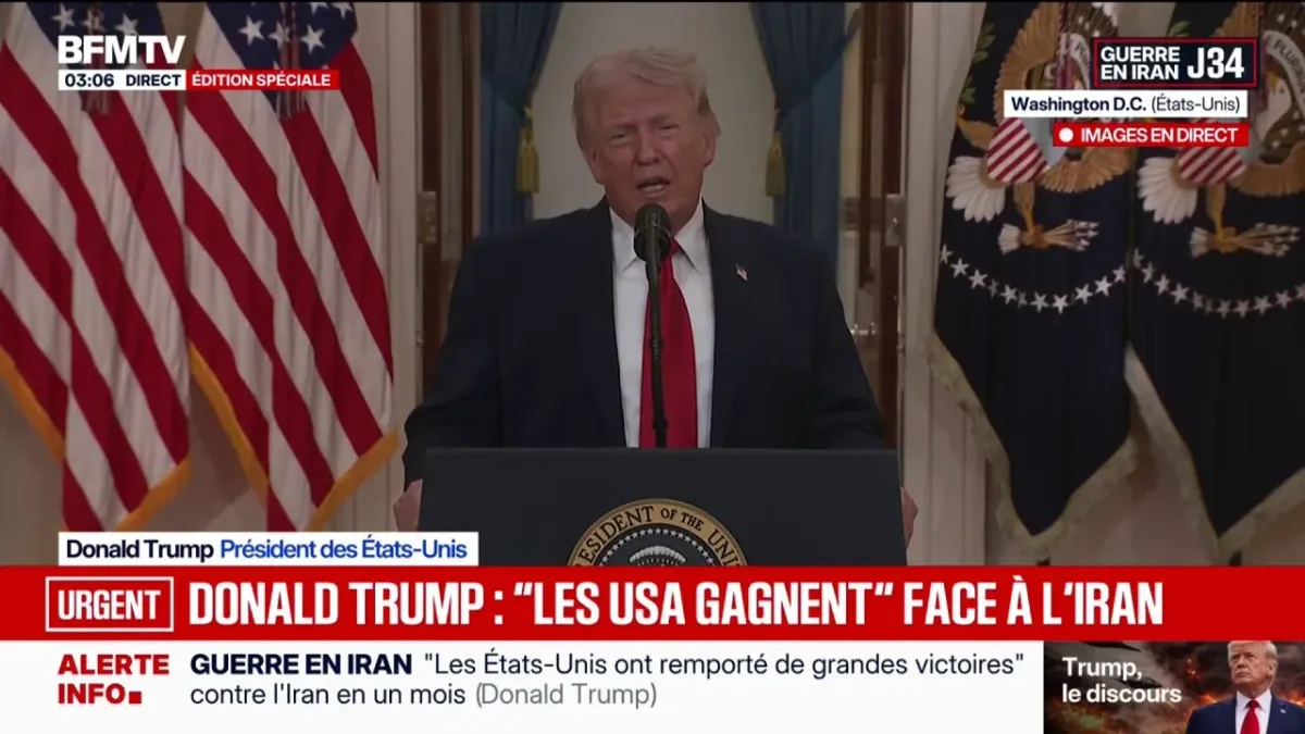 Guerre au Moyen-Orient: "Jamais je n'autoriserai l'Iran à obtenir l ...