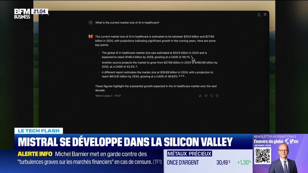 Le Tech Flash : Mistral se développe dans la Silicon Valley par Léa Benaim - 26/11