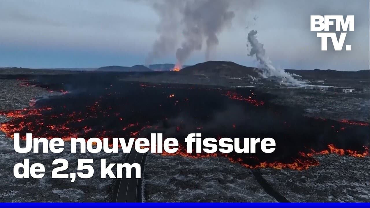Islande: les images impressionnantes de la septième éruption volcanique ...