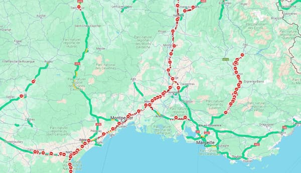 Blocages des agriculteurs: du "jamais vu" sur les autoroutes A7 et A9 ...