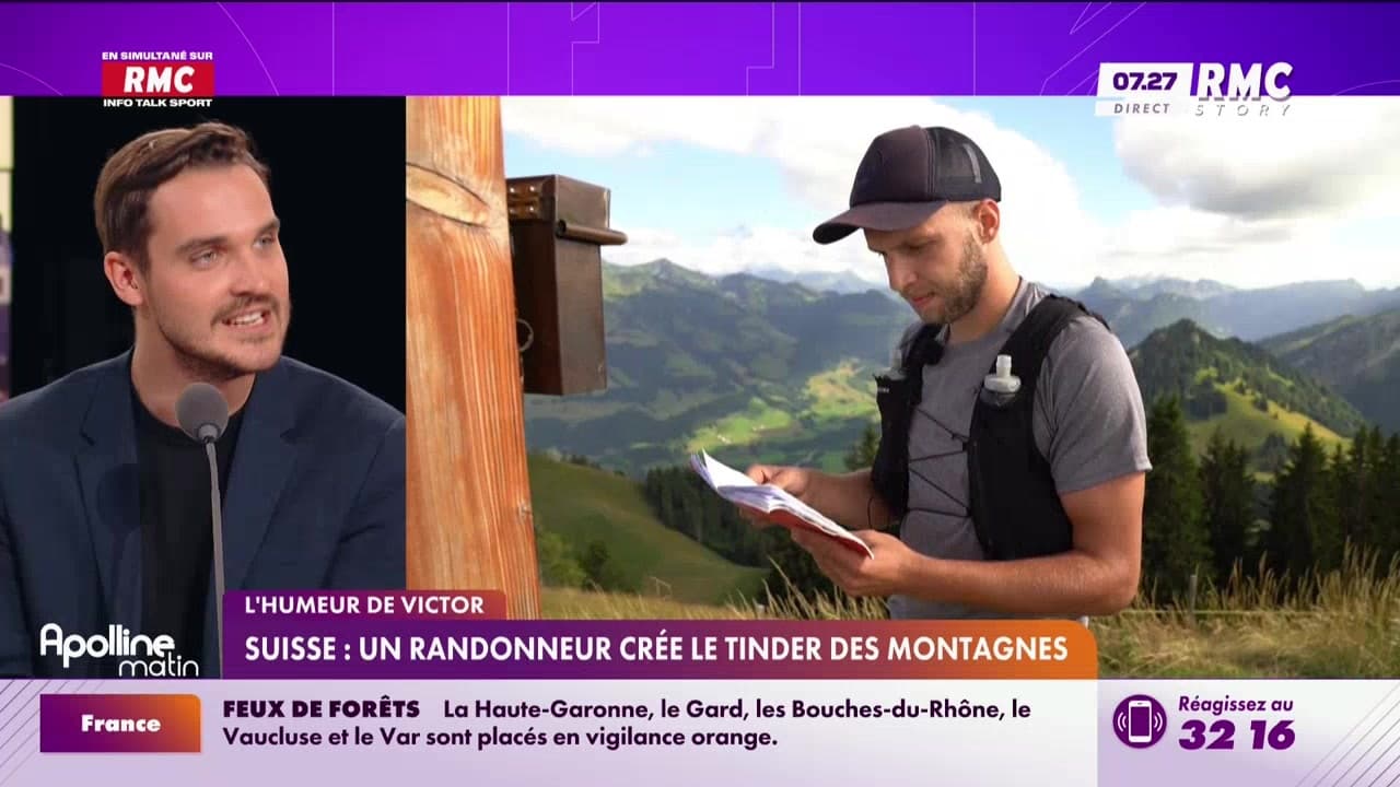 L'humeur de Victor : Suisse, un randonneur crée le Tinder des montagnes ...