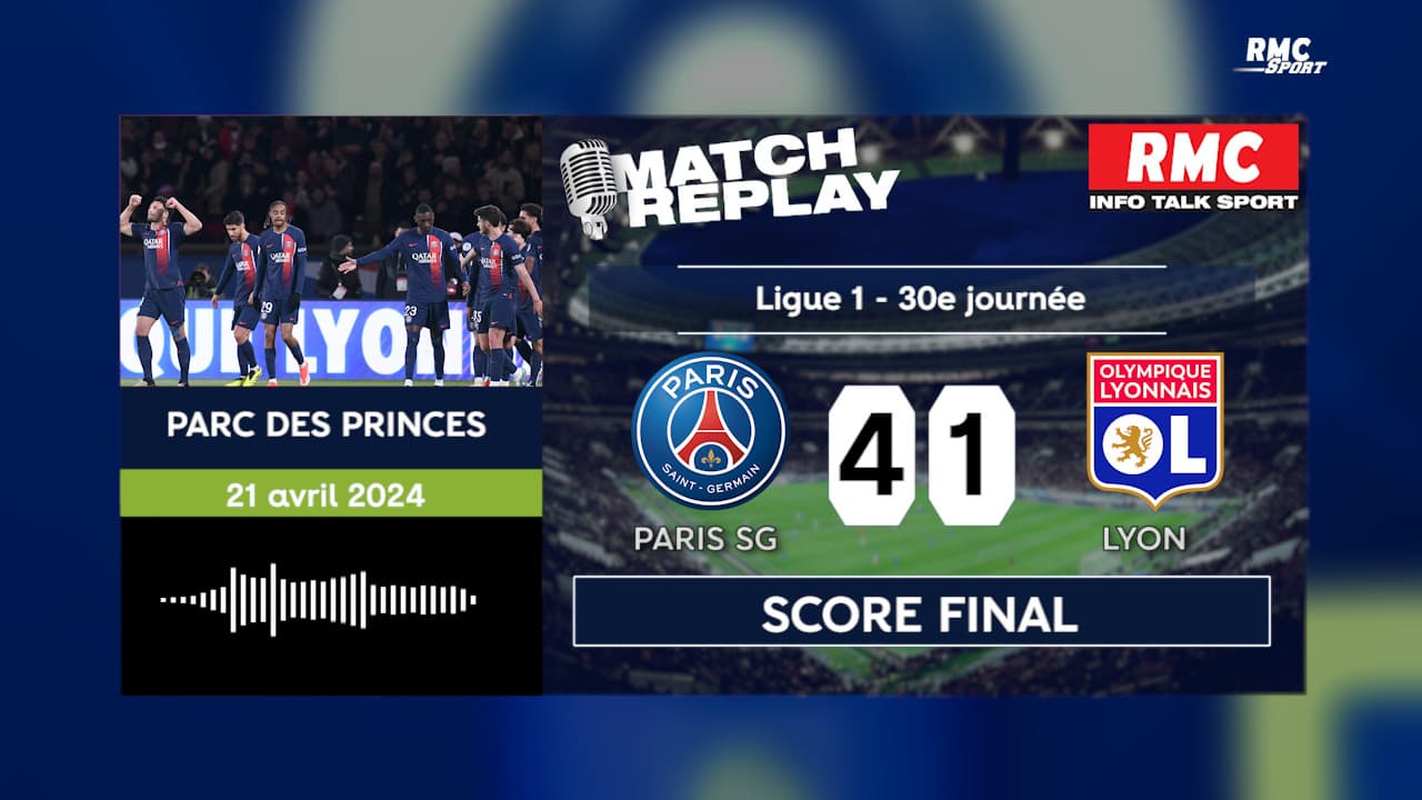 PSG 4-1 OL: Le goal replay du festival parisien