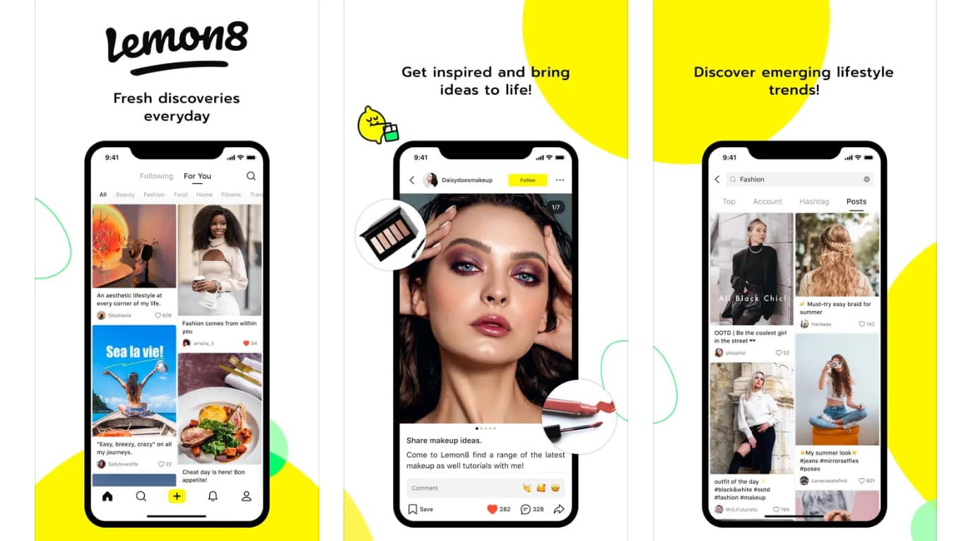 Lemon8, la plateforme "cousine" de Tiktok gagne en popularité... mais pourrait également se ...