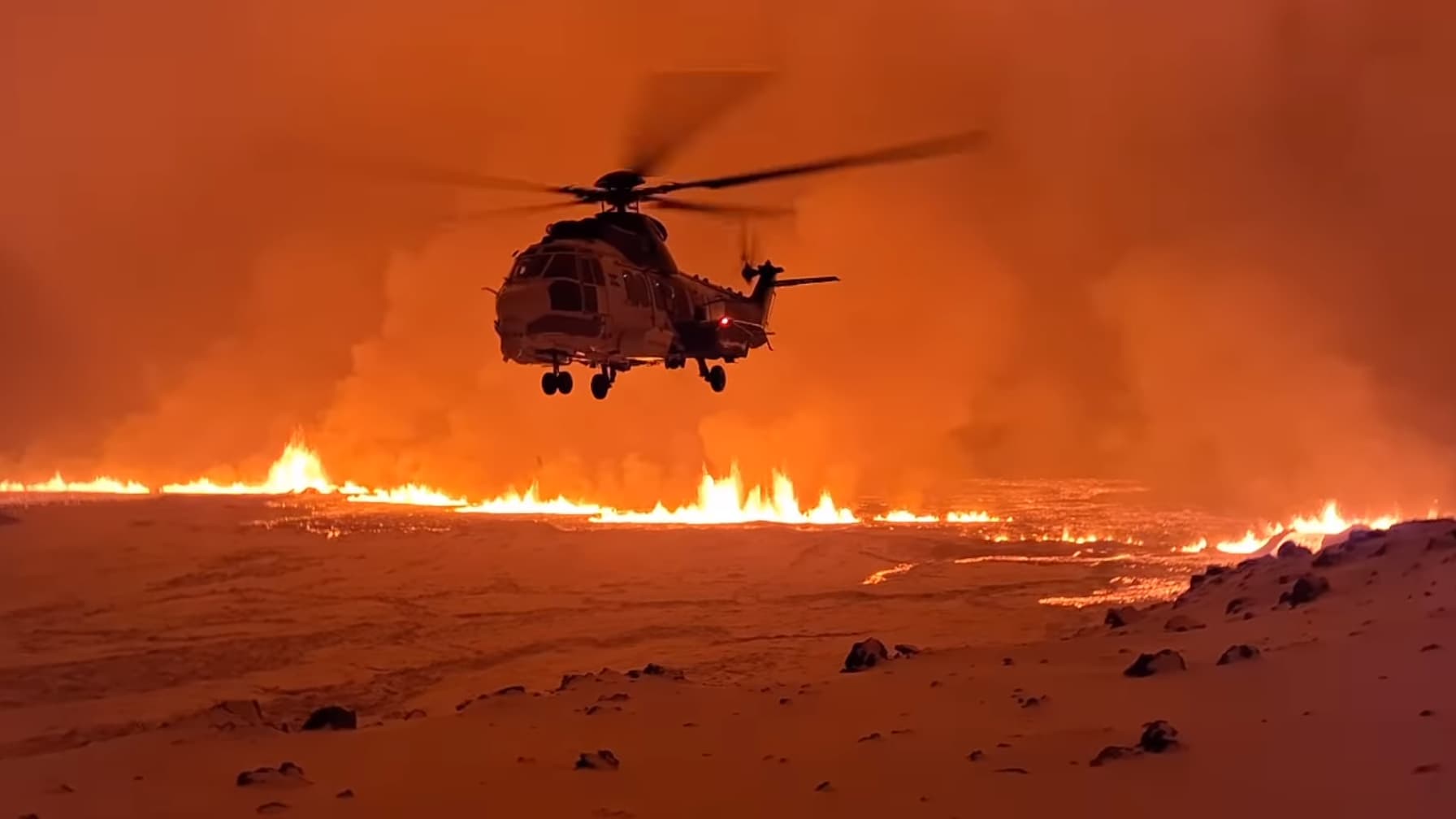 Islande: les images de l'éruption volcanique à Grindavik, avec une ...
