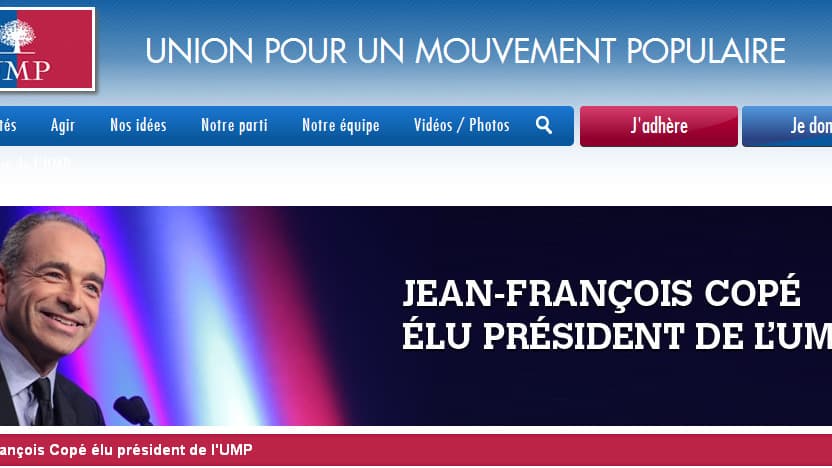 Quand le site internet de l’UMP est en plein déni…