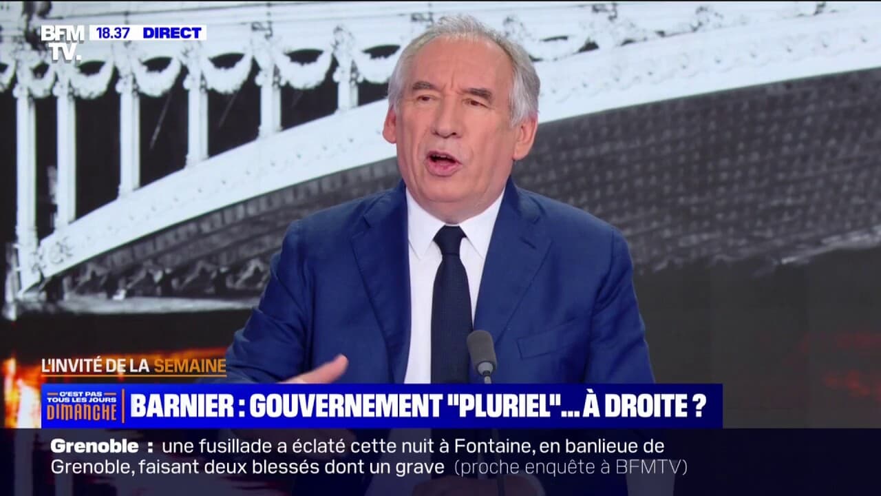 François Bayrou (président du MoDem): "Nous sommes face à un paysage ...