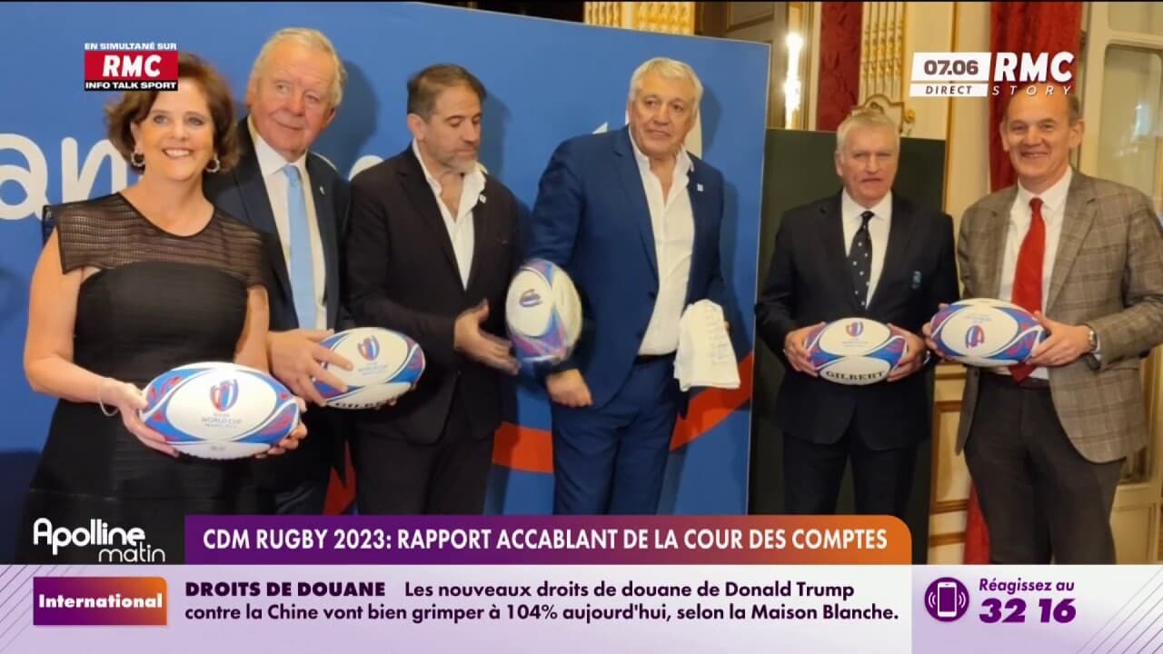 CDM rugby 2023 : rapport accablant de la Cour des comptes