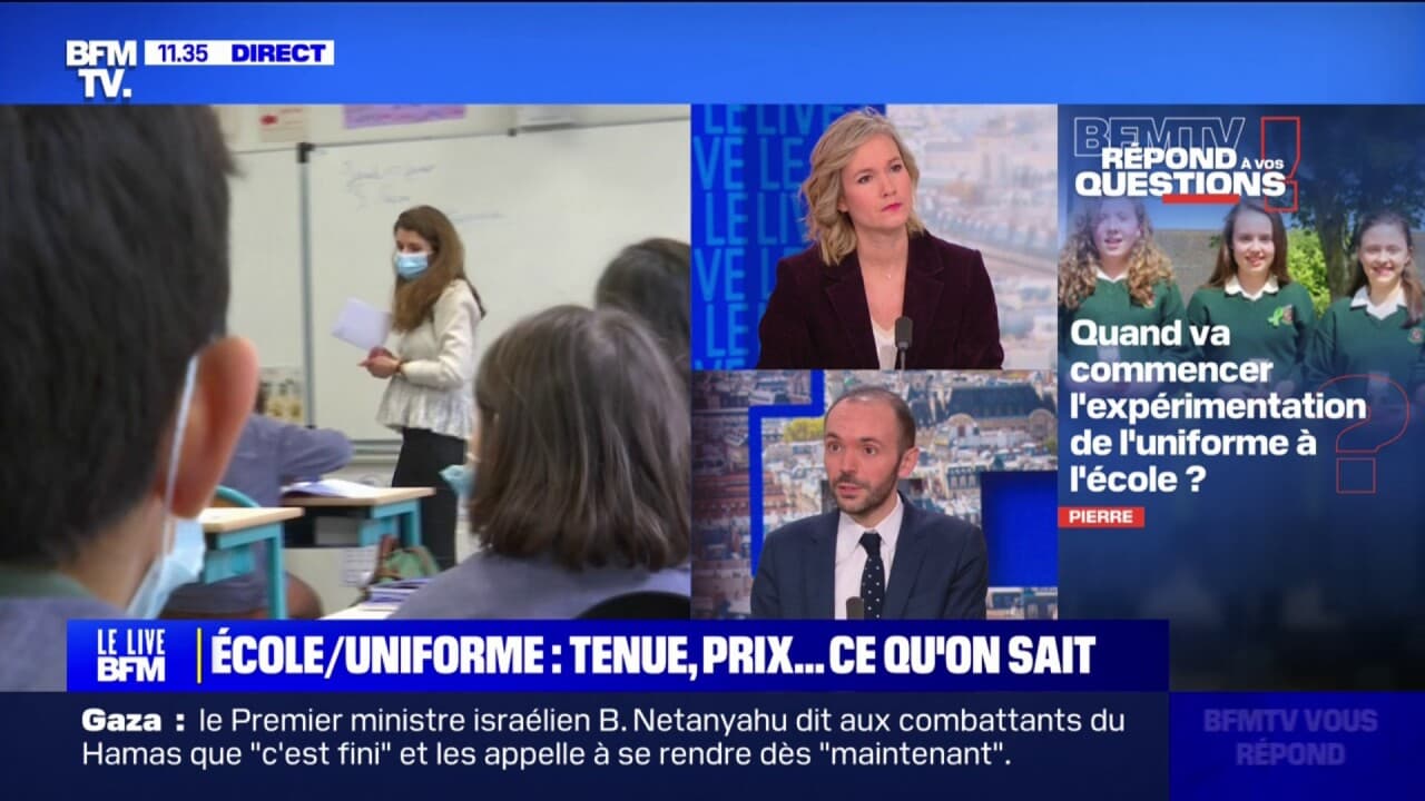 Quand va commencer l'expérimentation de l'uniforme à l'école ? BFMTV répond à vos questions