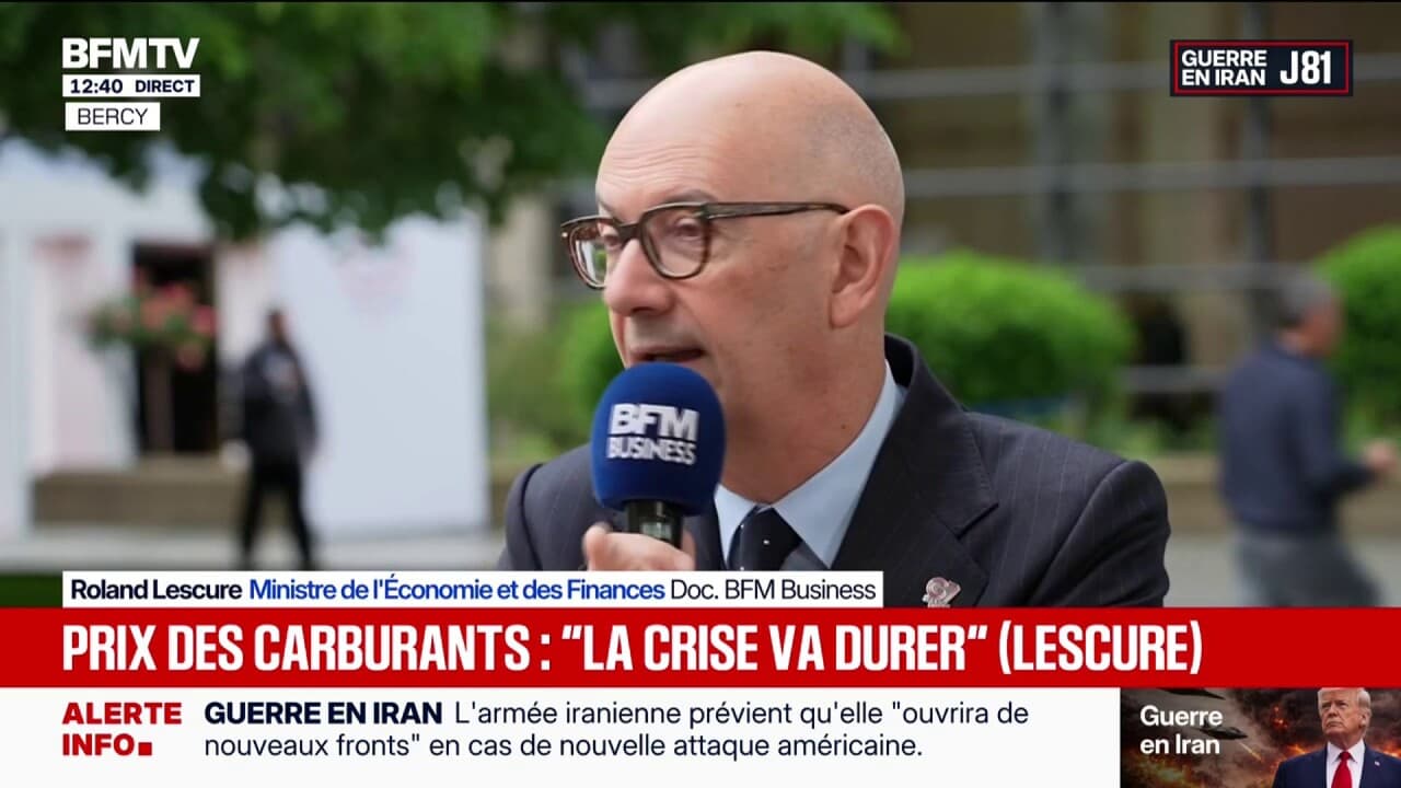 Prix des carburants: "La crise va durer", assure Roland Lescure