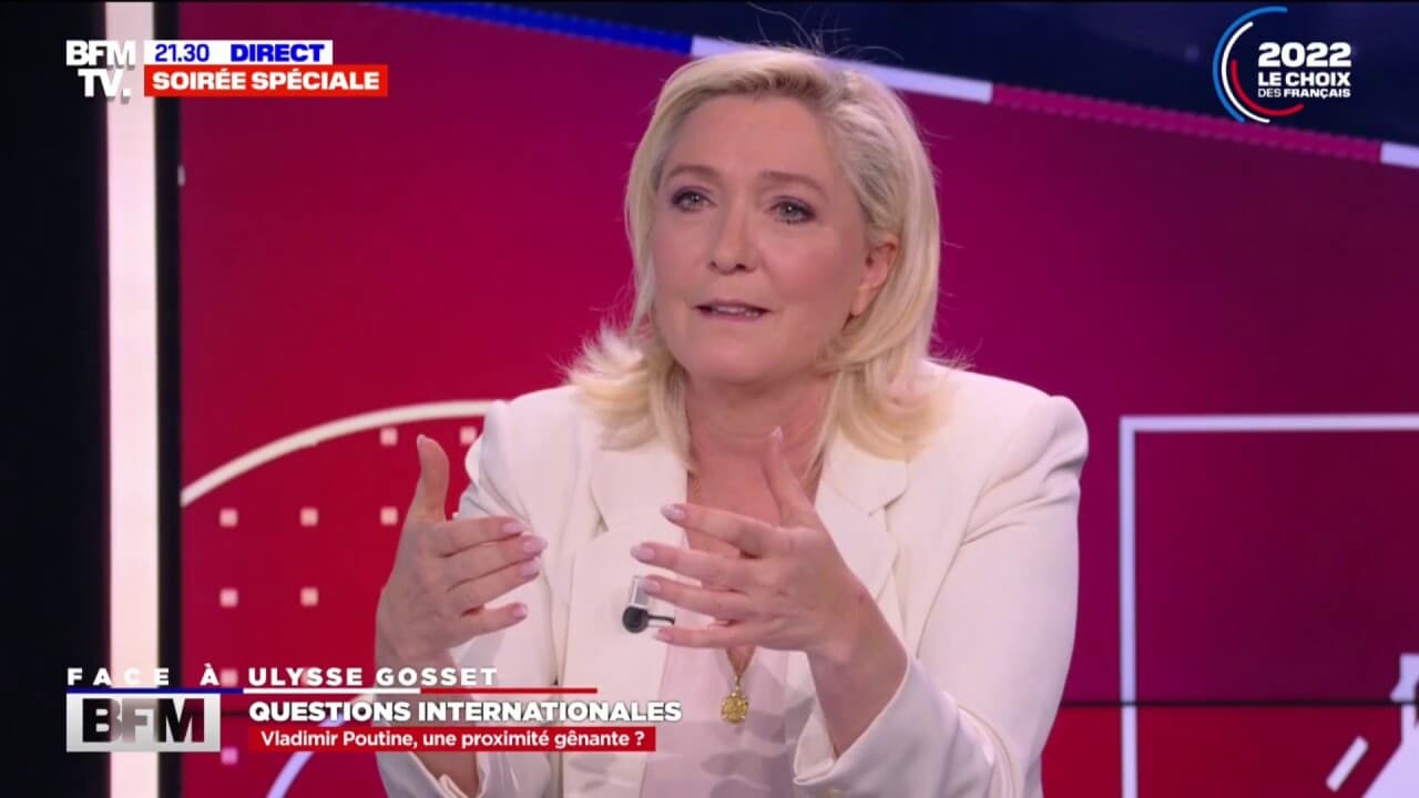 Marine Le Pen sur les sanctions contre la Russie: Marine Le Pen sur les sanctions contre la Russie: