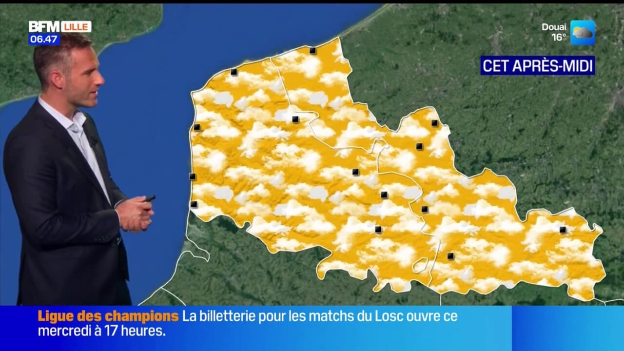 Météo Nord-Pas-de-Calais: un ciel partagé entre nuages et éclaircies ce ...