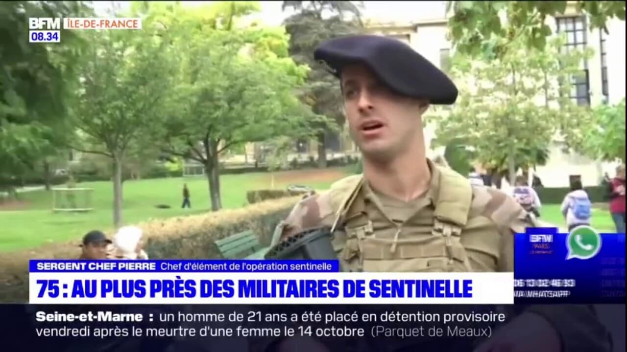 Paris: au plus près des militaires de Sentinelle