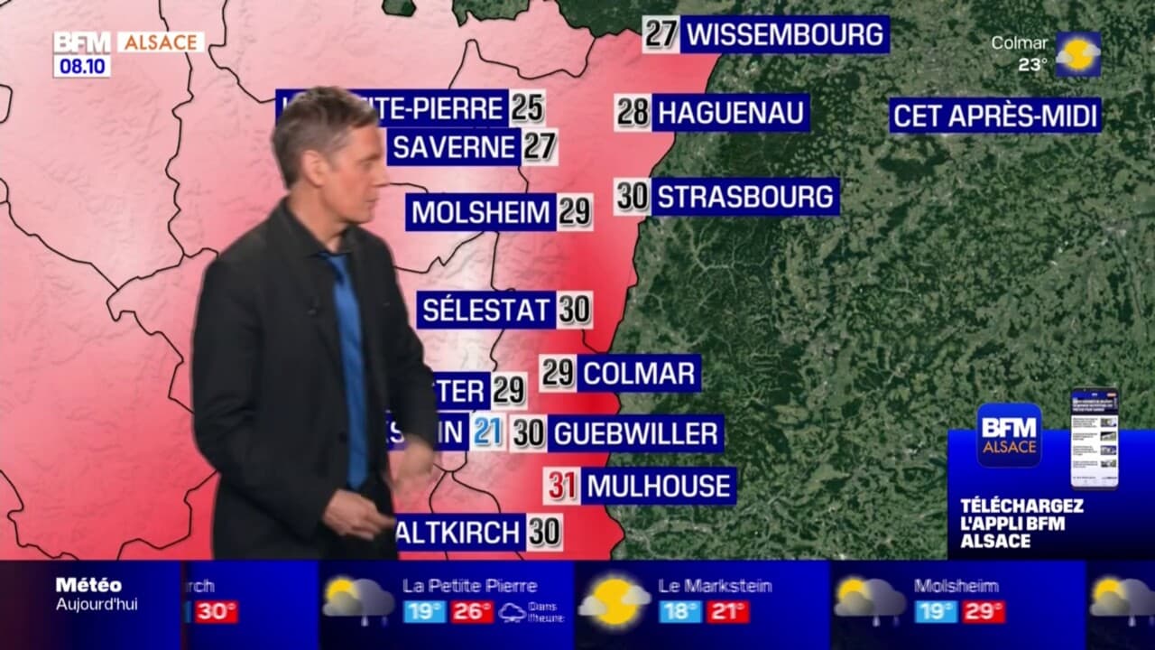 Météo Alsace: un temps instable attendu ce samedi, jusqu'à 30°C à ...