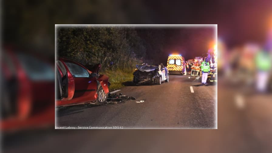 Pas-de-Calais: un mort et quatre blessés graves dans un accident de la route à Éperlecques