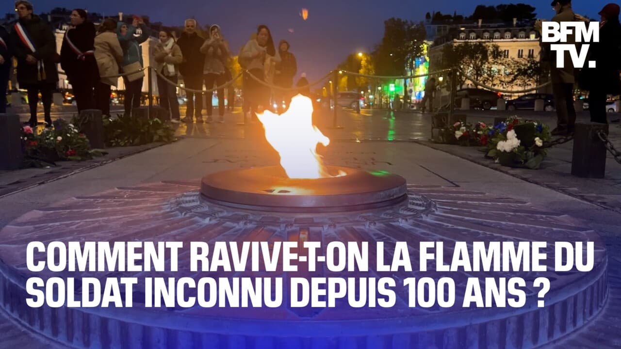 11-Novembre: comment ravive-t-on la flamme du Soldat inconnu depuis 100 ...