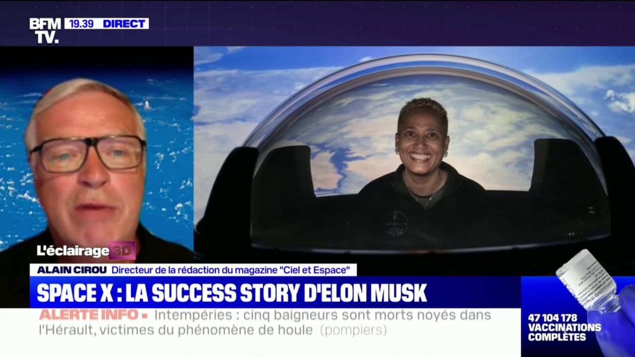 Vol touristique de SpaceX: pour Alain Cirou, "on est dans une crise ...