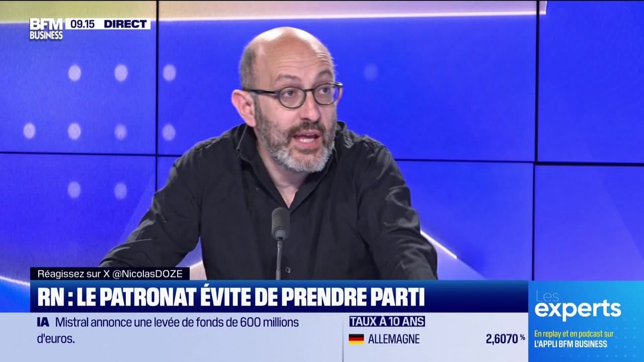 Les Experts : RN, le patronat évite de prendre parti - 12/06