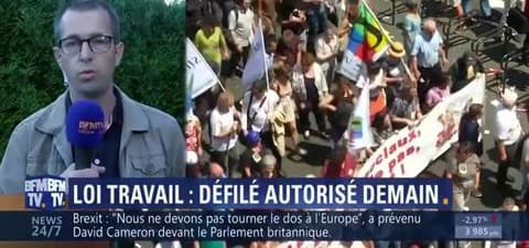 Défilé anti-loi Travail autorisé à Paris: "Un gros travail de ...