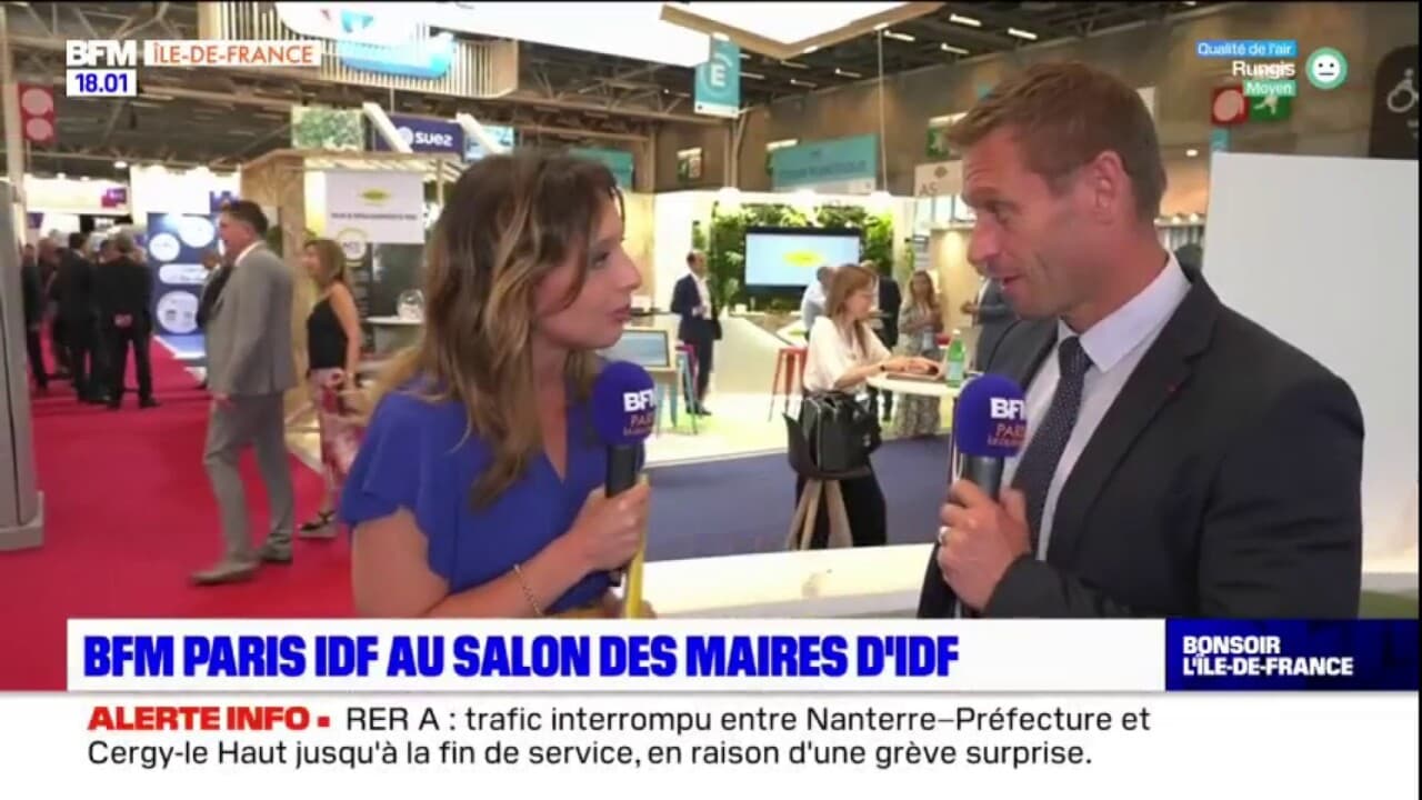 BFM Paris Île-de-France s'installe au salon des maires d'Île-de-France