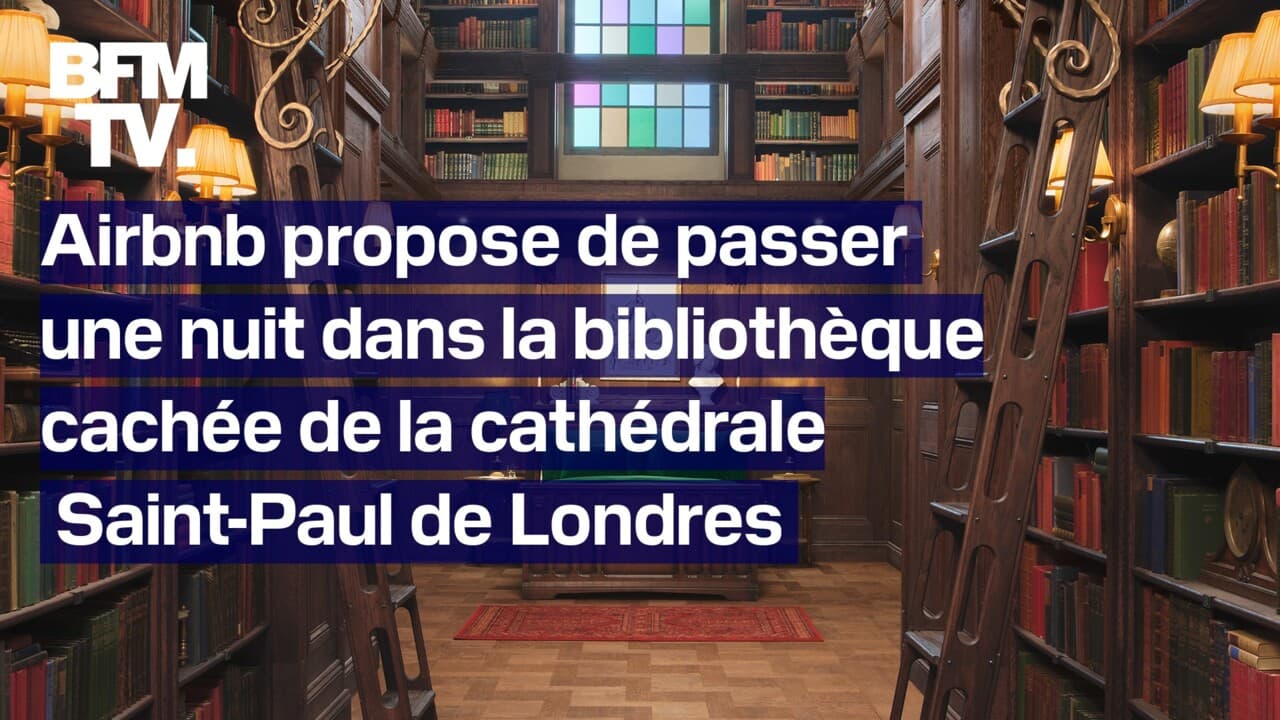 Airbnb propose de passer une nuit dans la bibliothèque cachée de la ...
