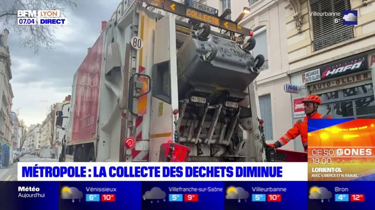 Métropole de Lyon: la fréquence de collecte des déchets diminue dans cinq communes