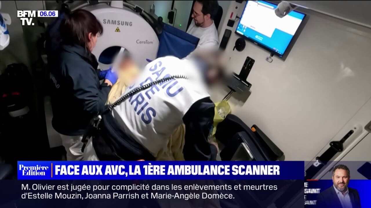 Face aux AVC, une ambulance embarque pour la première fois un scanner ...